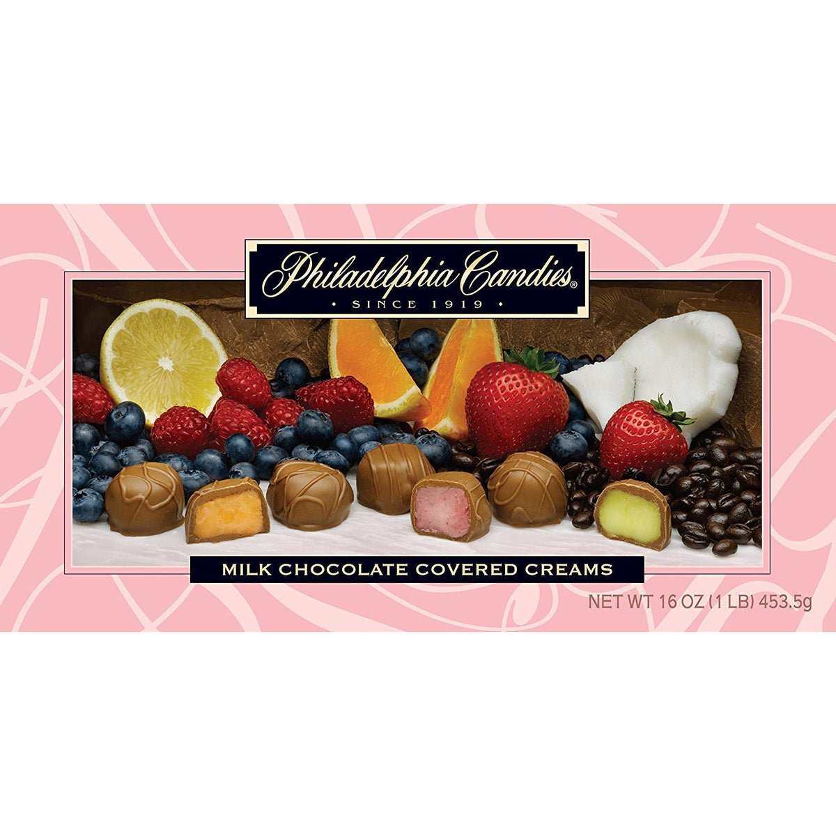 Philadelphia Candies Assorted Creams, Milk Chocolate, 1 Pound