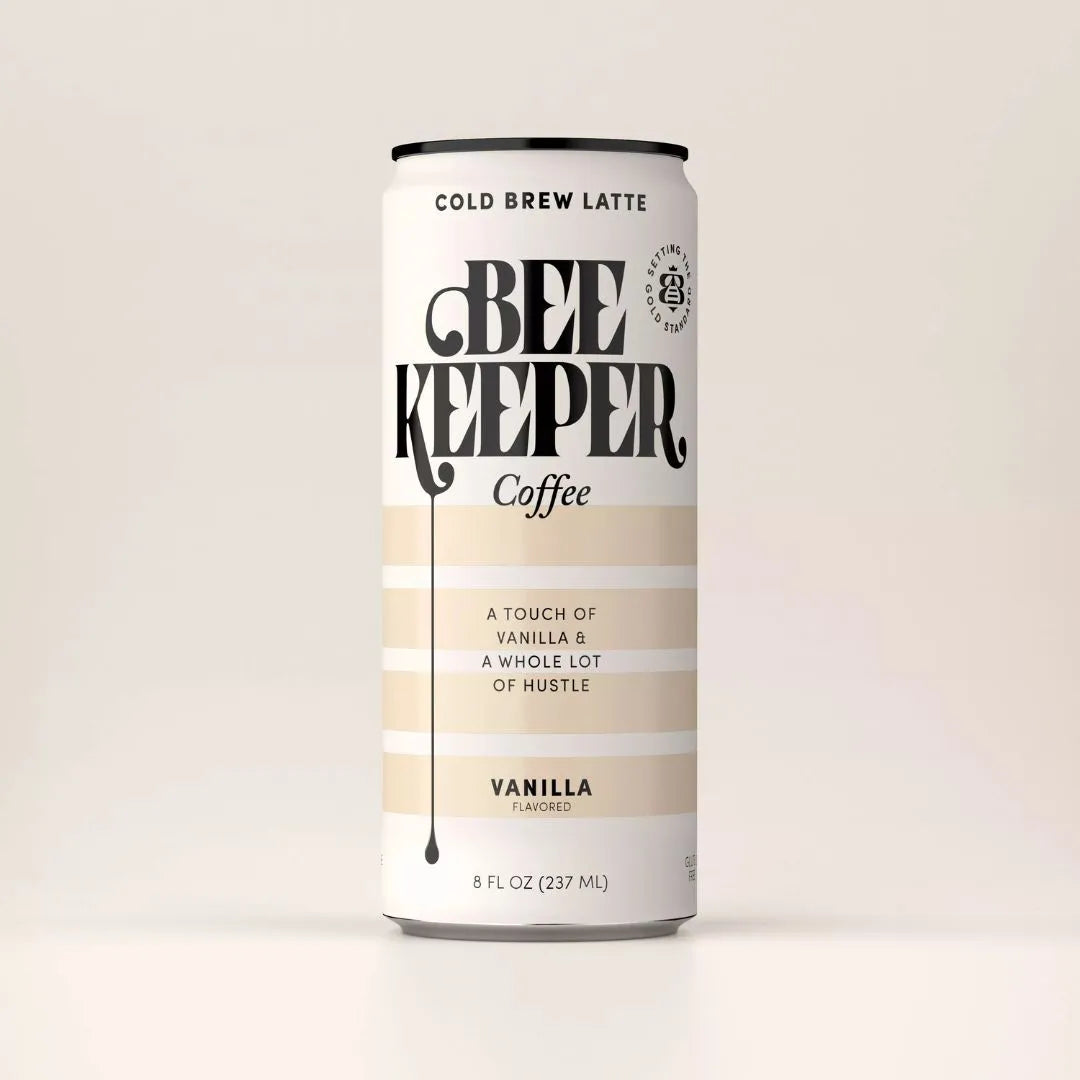 Beekeeper Coffee, Vanilla Latte Cold Brew, 8 fl oz — Philadelphia Candies
