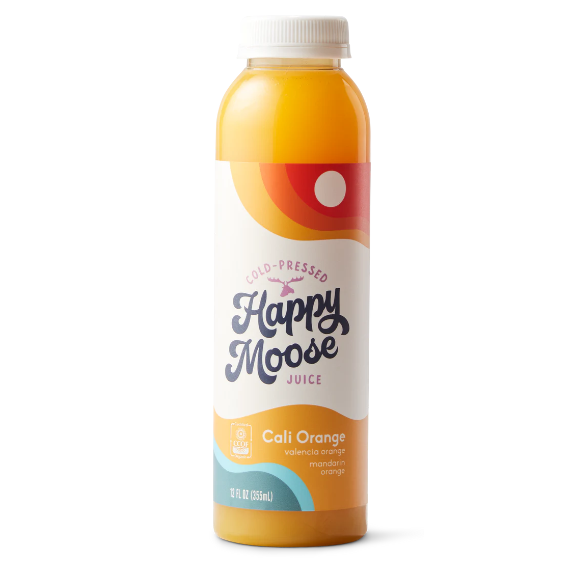 Happy Moose Juice, Cold-Pressed Juice, Cali Orange, 12 fl oz ...