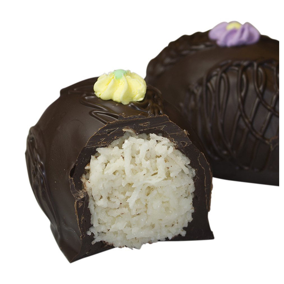 Chocolate Eggs - Coconut Egg - Dark Chocolate — Philadelphia Candies