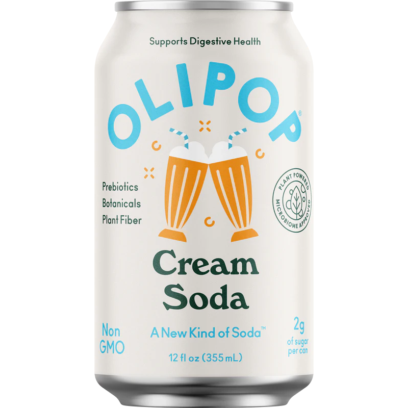 OLIPOP Cream Soda Prebiotic Soda, 12 fl oz — Philadelphia Candies
