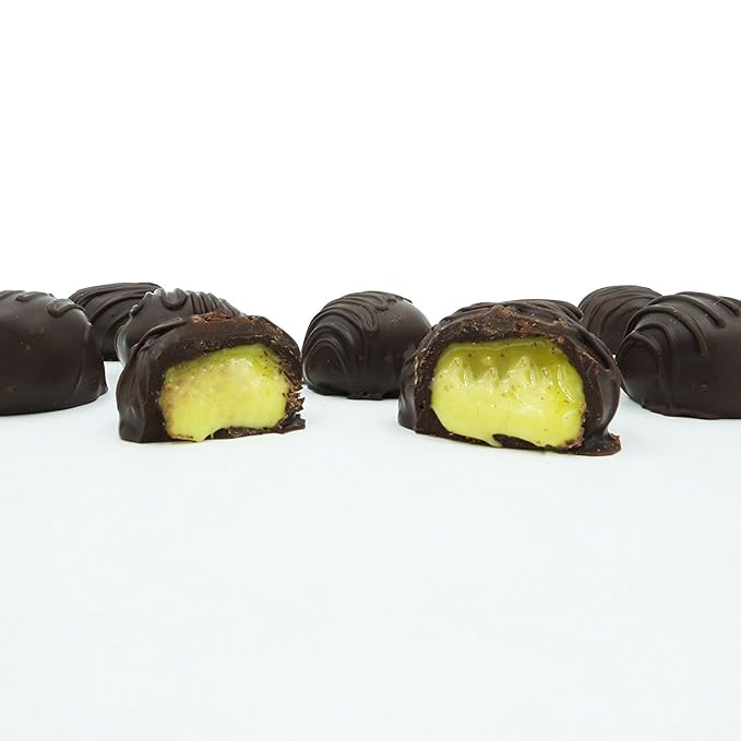 Philadelphia Candies Lemon Creams, Dark Chocolate, 1 Pound
