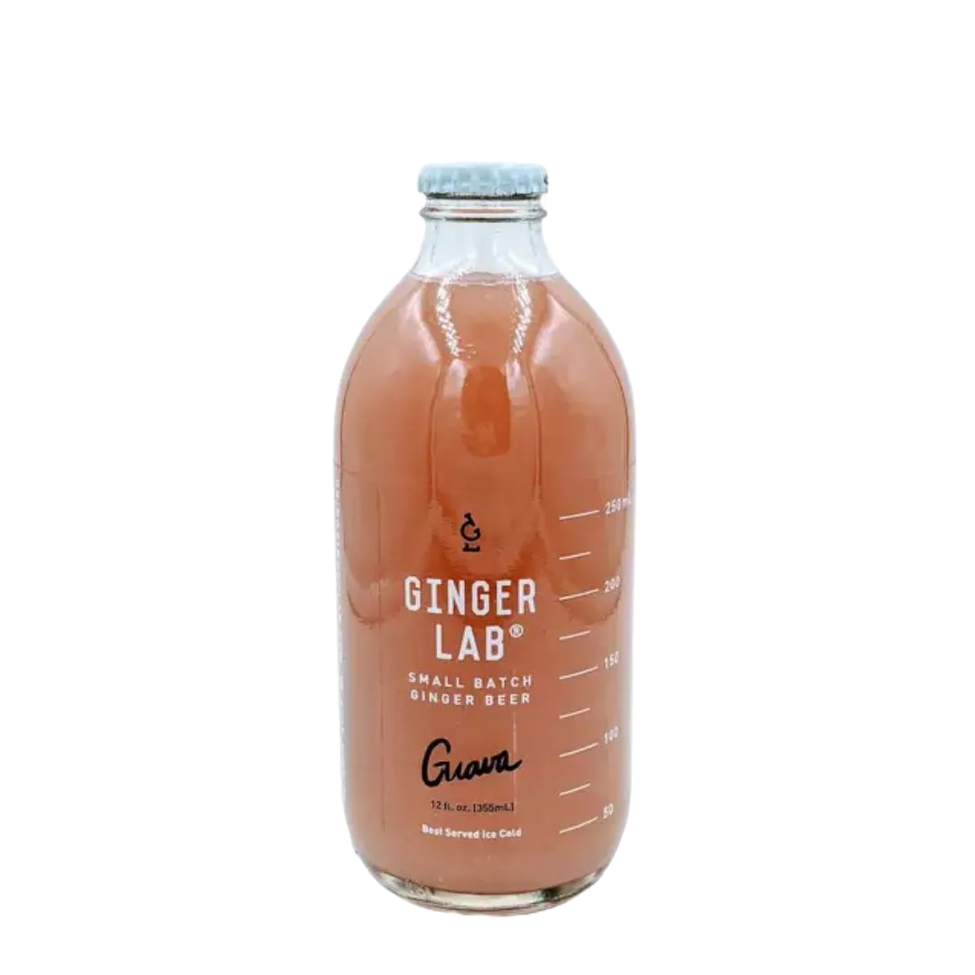 Ginger Lab, Guava Brew Ginger Beer, 12 fl oz — Philadelphia Candies