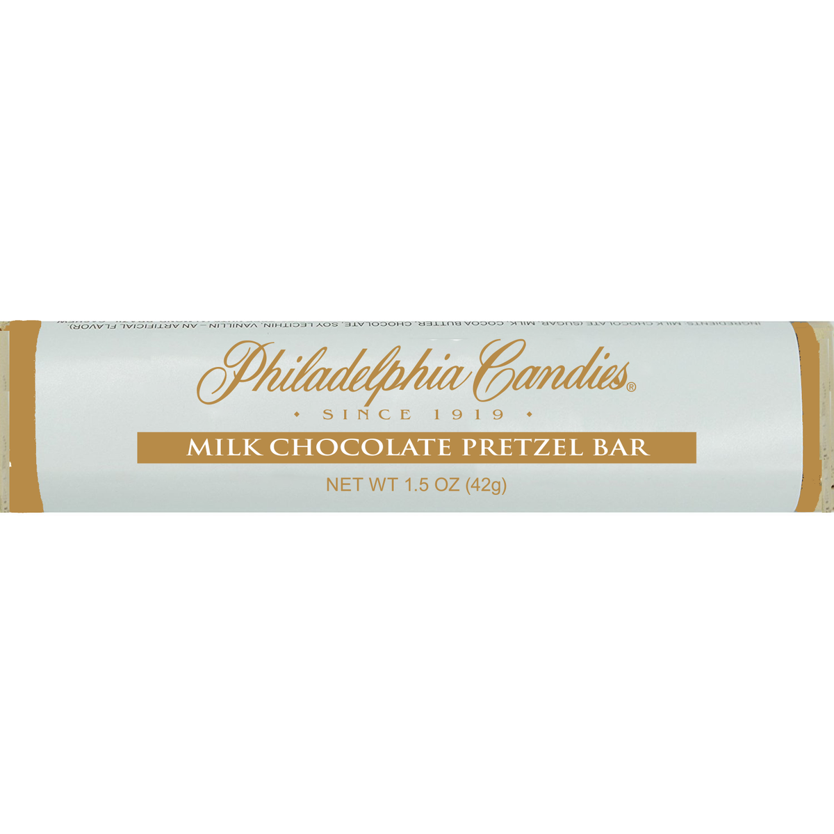 Philadelphia Candies Pretzel Bar, 33% Cocoa Milk Chocolate, 1.5 Ounce,