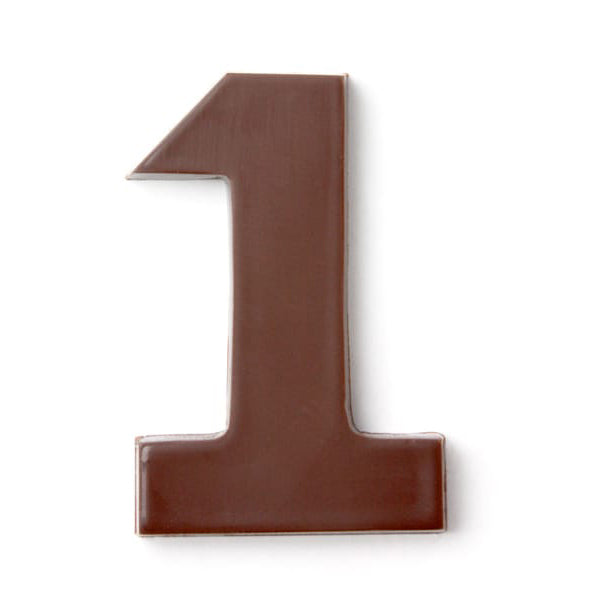 Philadelphia Candies Solid Milk Chocolate Number 1, 1.75 oz