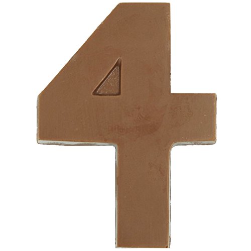 Philadelphia Candies Solid Milk Chocolate Number 4, 1.75 oz