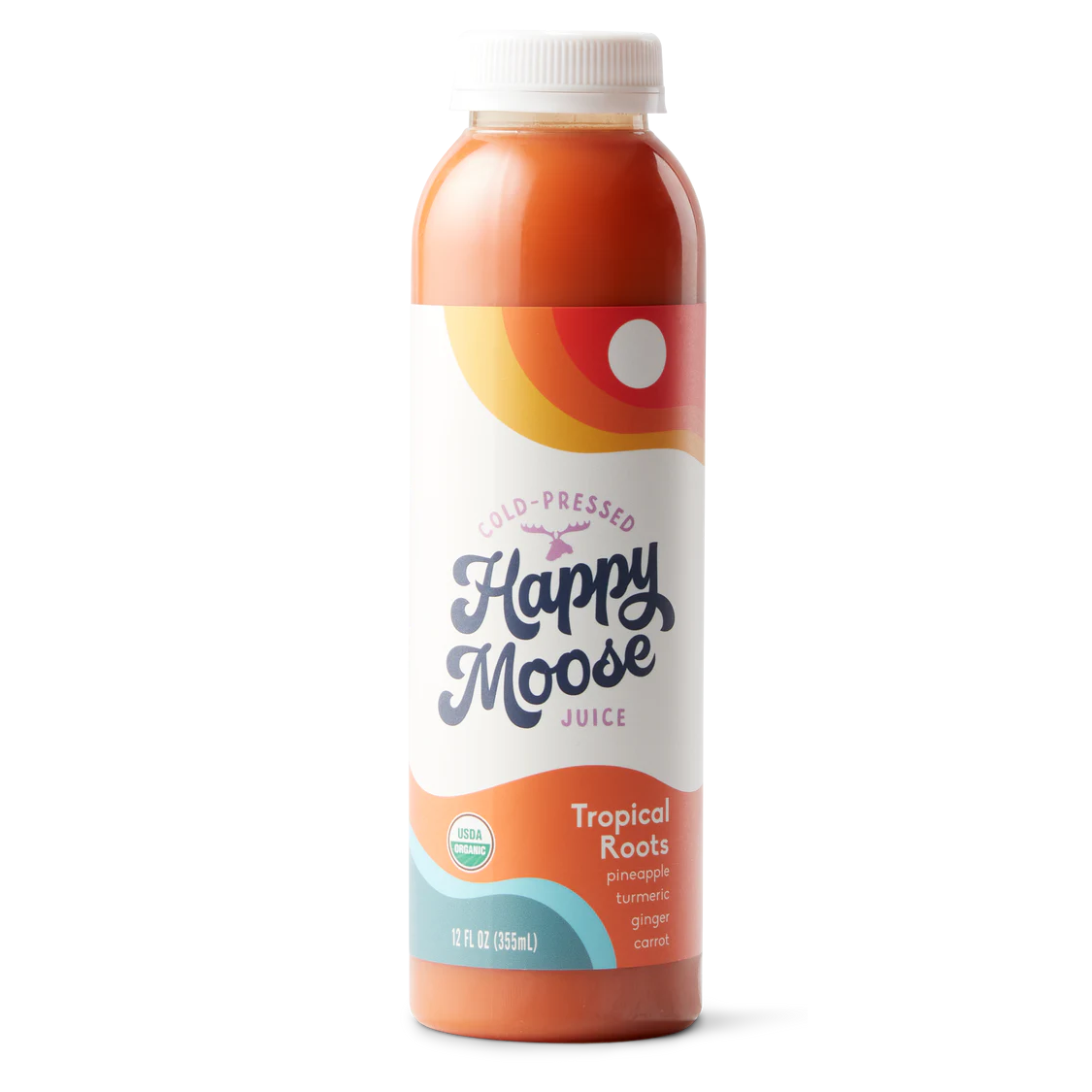 Happy Moose Juice, Cold-Pressed Juice, Tropical Roots, 12 fl oz ...