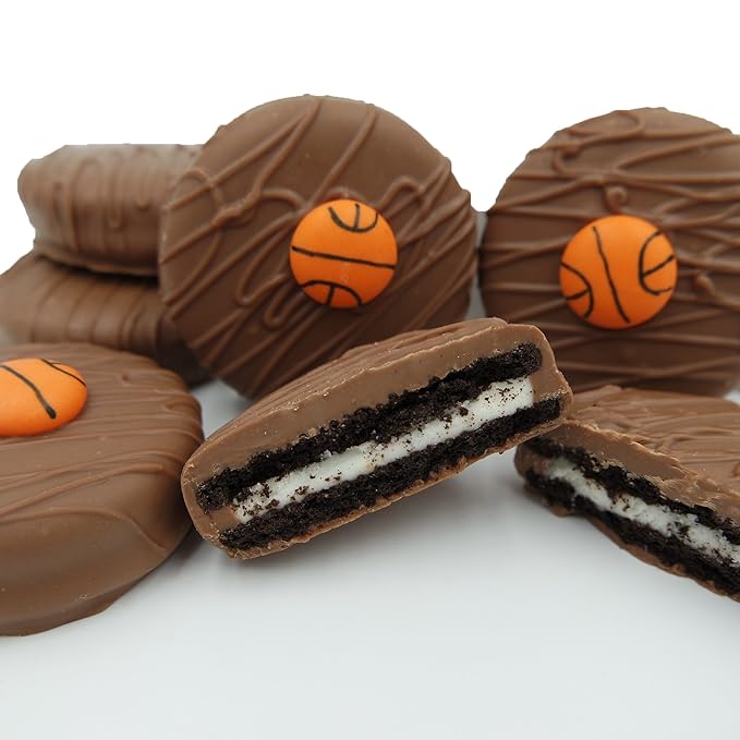 Philadelphia Candies Basketball Creme Filled Sandwich Cookies, Milk ...