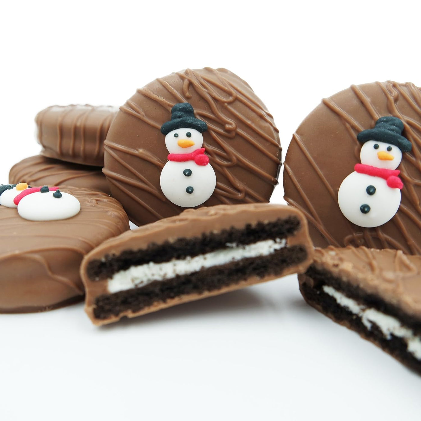 Philadelphia Candies, Standing Snowman, Creme Filled Sandwich Cookies,