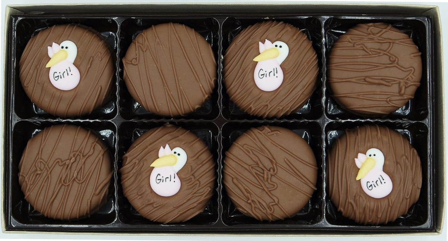 Philadelphia Candies, Pink Stork, Creme Filled Sandwich Cookies, Milk